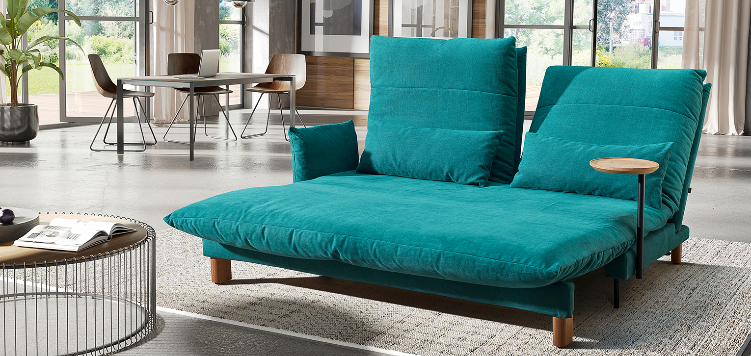Sofa Bed Valentina - Adaptable Comfort in 136 or 160 cm